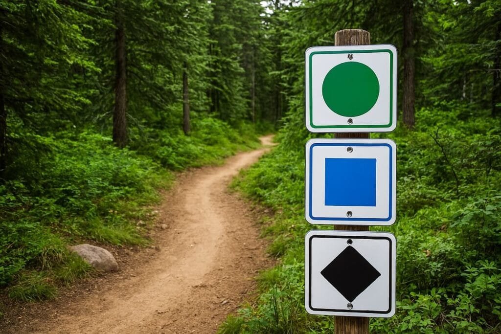 MTB Trail Signs and Ratings Explained - WILD Trend